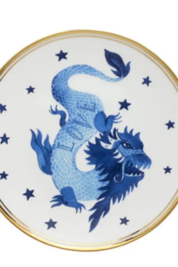 BITOSSI Small Plate 'la Tavola Scomposta Dragon