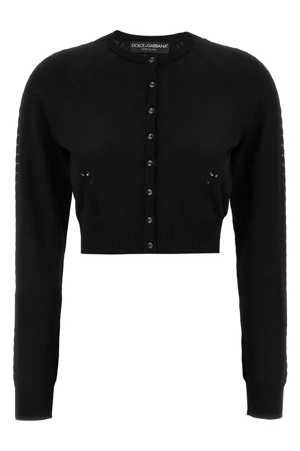 Dolce & Gabbana Cardigan 'cropped - Black