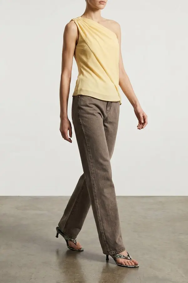 ROTATE BY BIRGER CHRISTENSEN Jeans With Logo Patch