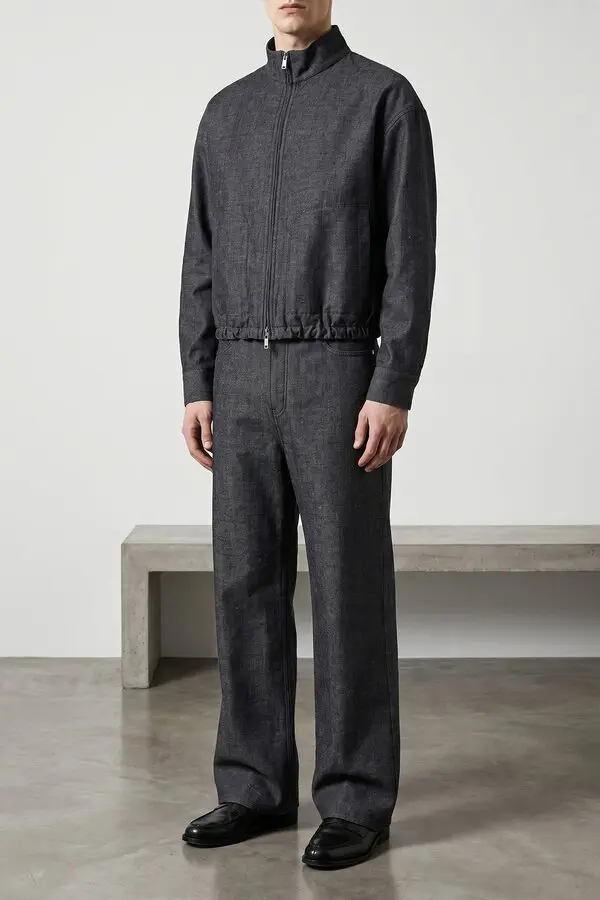 Fendi Reversible Blouson With Engraved Zip