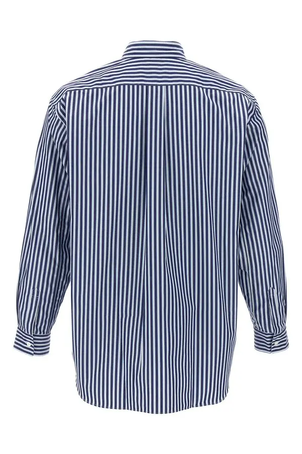 Comme Des Garçons Shirt 'yarn Dyed Cotton Stripe Poplin Shape 1