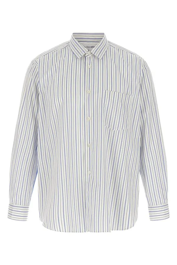 Comme Des Garçons Panelled Stripe Shirt