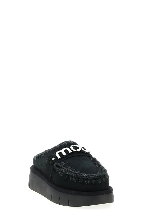 Mou Sabot With Metallic Logo