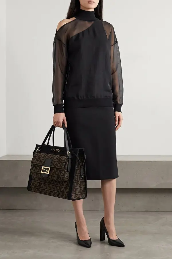 Fendi Layered Knit Top