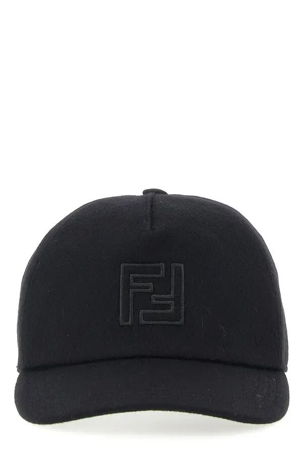 Fendi Baseball Ff' Hat - Black