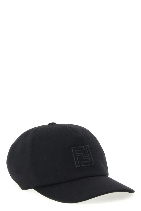 Fendi Baseball Ff' Hat - Black