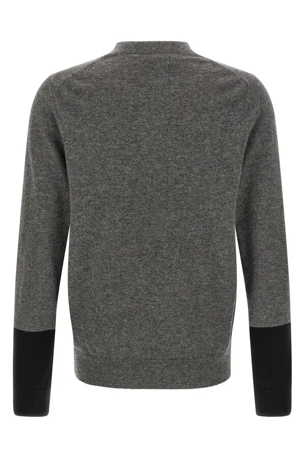 Comme Des Garçons Color-block Knit Sweater