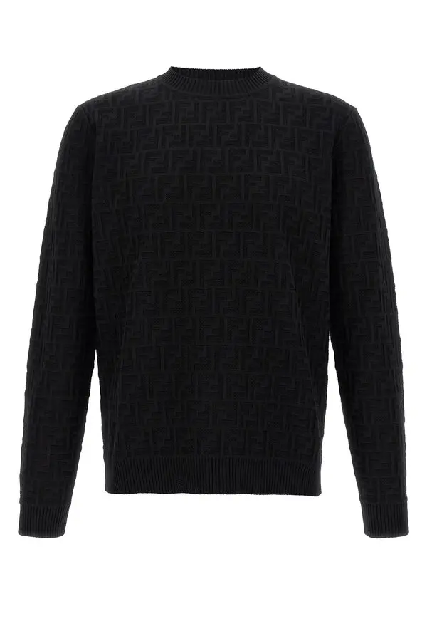 Fendi Sweater Ff Jacquard Pattern