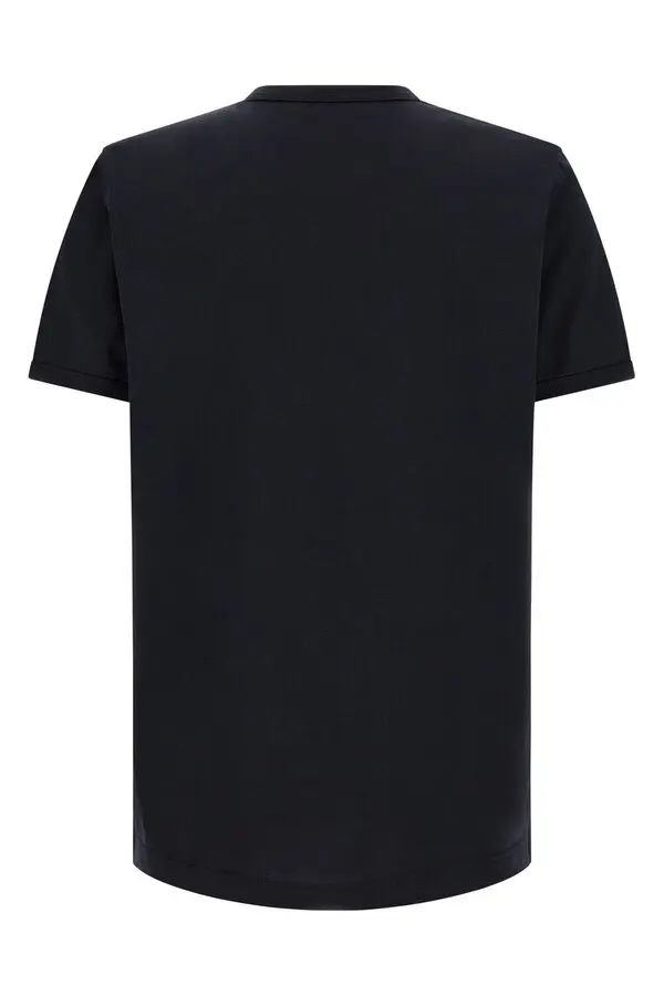 Dolce & Gabbana Cotton T-shirt With Metal Plaque