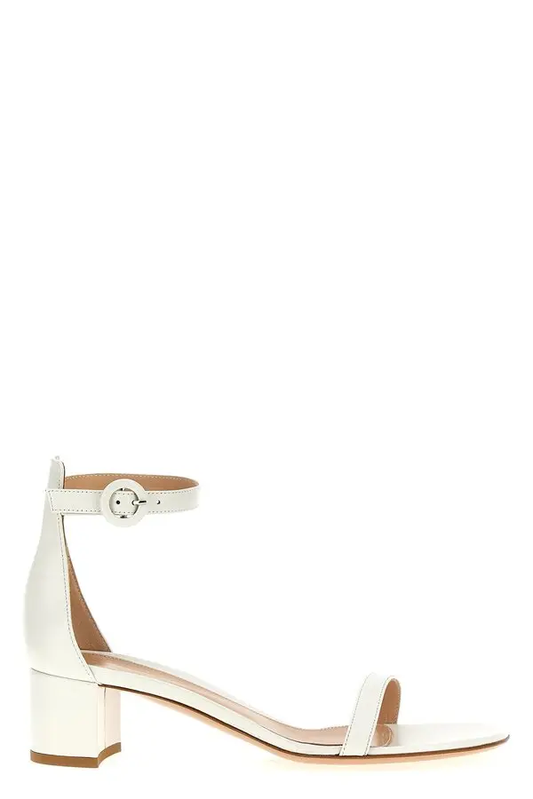 GIANVITO ROSSI Gaeta 45' Sandal - White