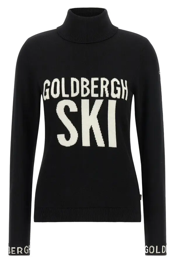 Goldbergh Hoi' Turtleneck Sweater - White/black