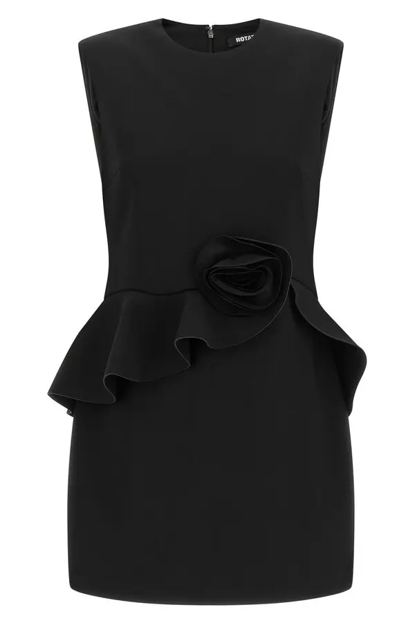 ROTATE BY BIRGER CHRISTENSEN Rose Embellished Mini Dress