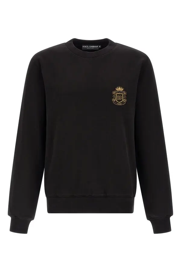 Dolce & Gabbana Sweatshirt With Heraldic Patch