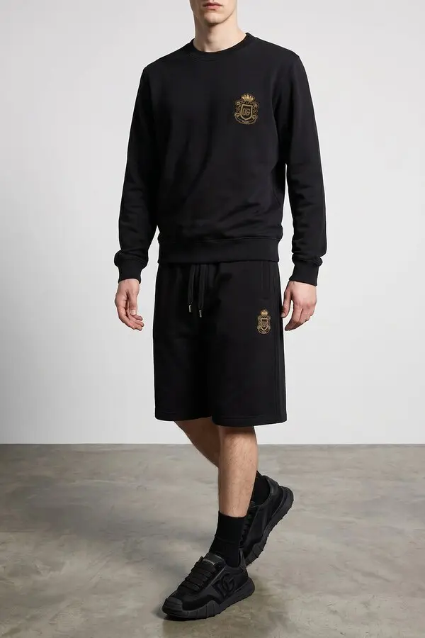 Dolce & Gabbana Sweatshirt With Heraldic Patch