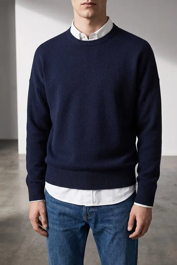 LARMERI STUDIO Exquisite Wool And Cashmere Sweater