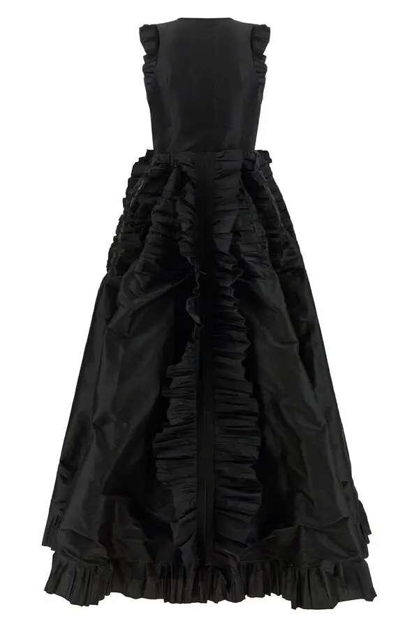GIOVANNI BEDIN Sculptural Ruffle Gown