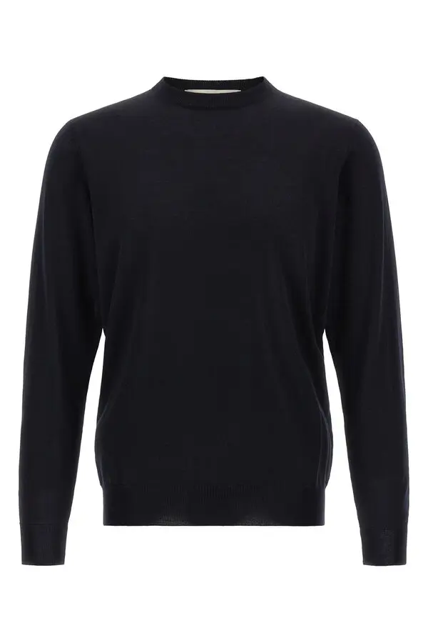 LARMERI STUDIO Virgin Wool Crew Neck Sweater