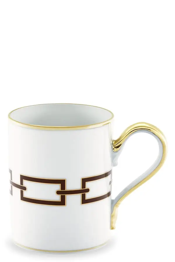 GINORI 1735 Porcelain Mug With Catene Motif