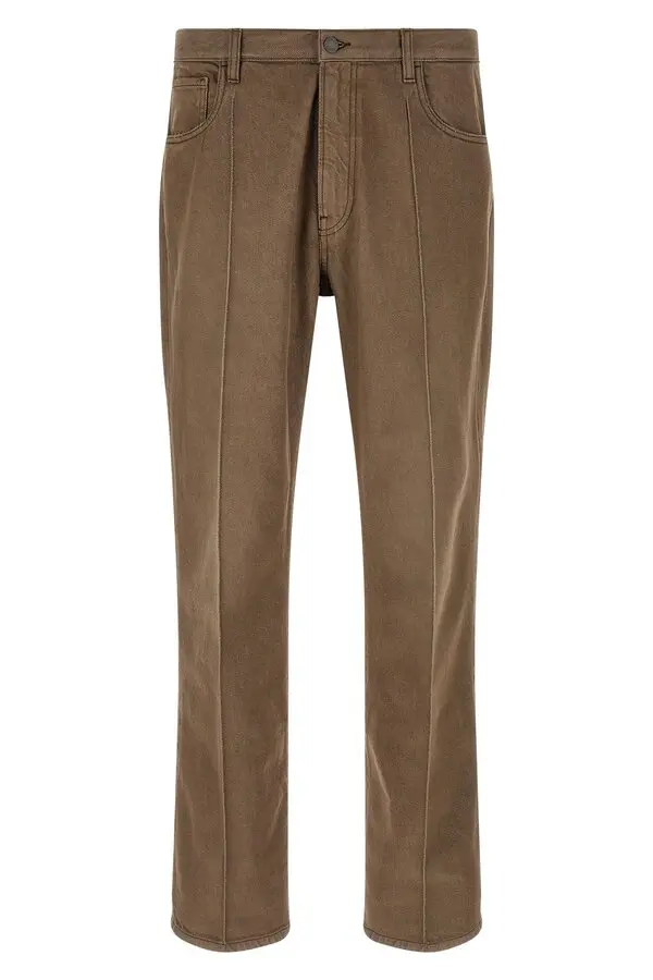 Prada Denim Trousers With Center Seam