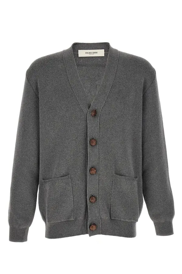 GOLDEN GOOSE Logo Cardigan