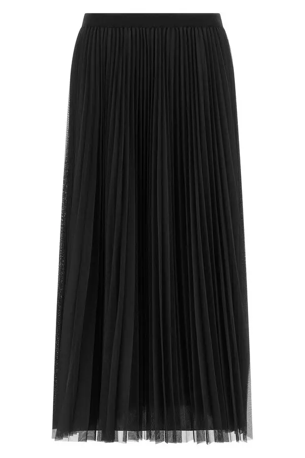 Fabiana Filippi Tulle Pleated Skirt - Blue