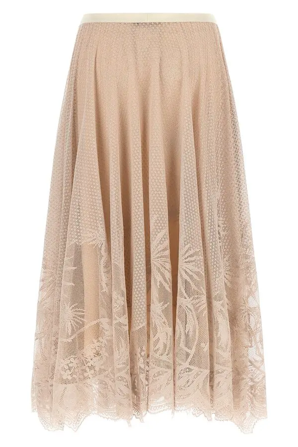 Fabiana Filippi Jacquard Lace Skirt