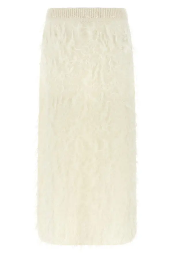 Fabiana Filippi Brushed-finish Skirt - White