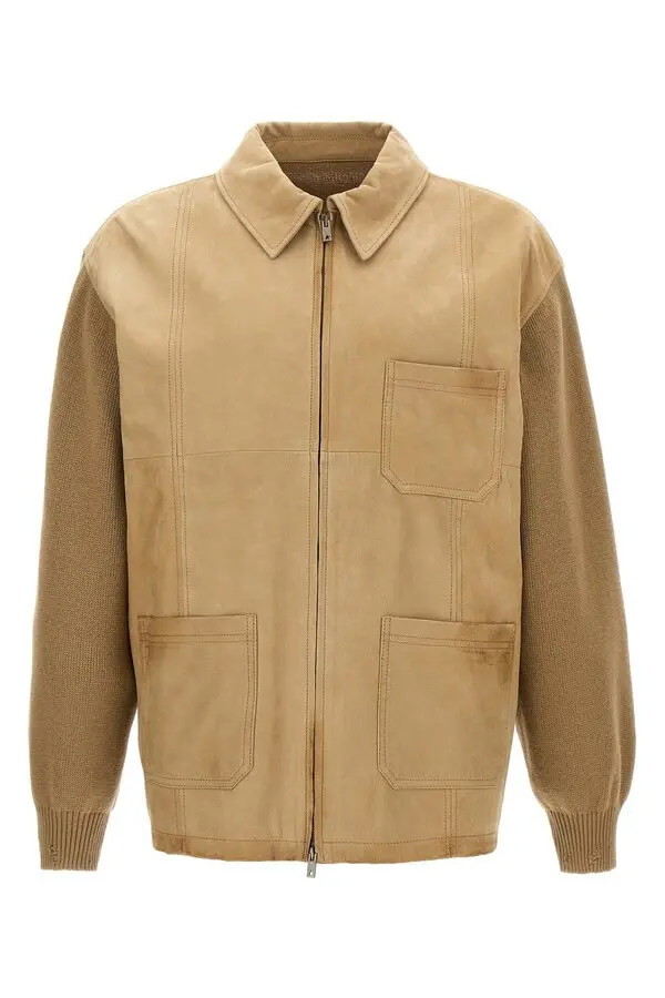 GOLDEN GOOSE Nubuck 'journey' Jacket