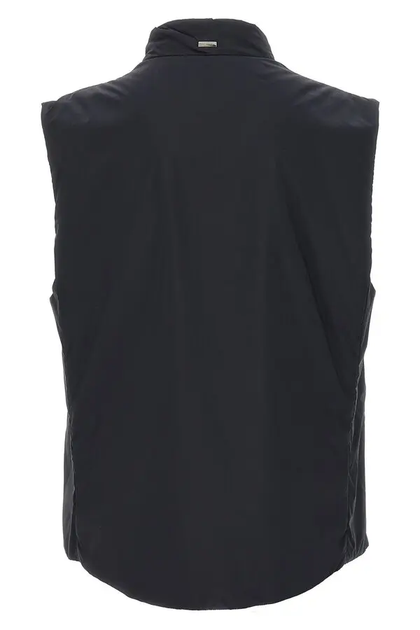 Herno Gilet With Signature Metal Detail