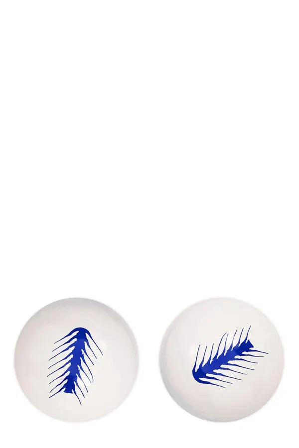 CASSINA 2-piece Plate Set Porcelain Arete Motif