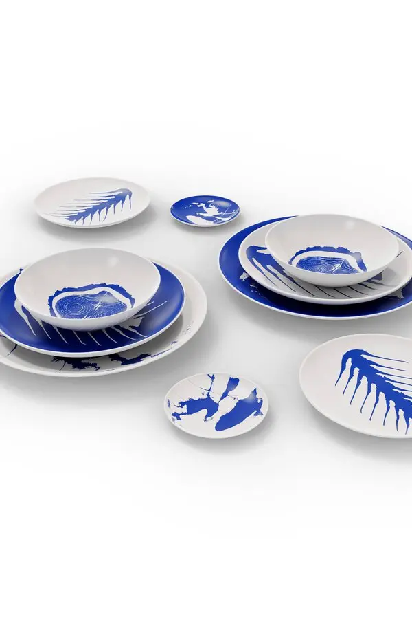 CASSINA Decorated Porcelain Bowl Set