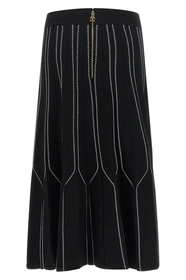 Elisabetta Franchi Origami Knit Skirt