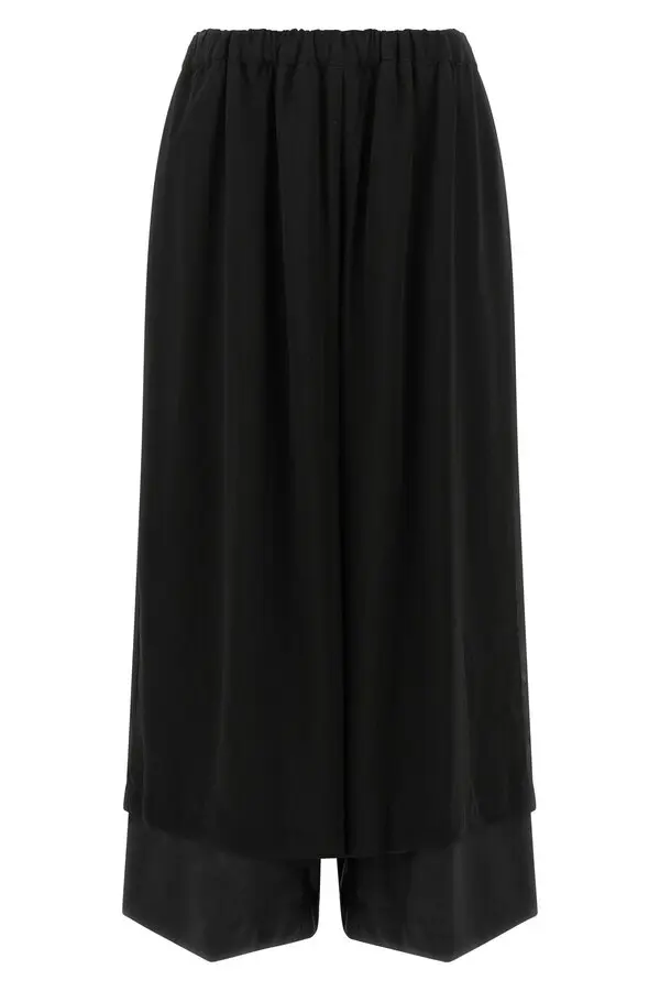 Comme Des Garçons Layered Trousers - Black