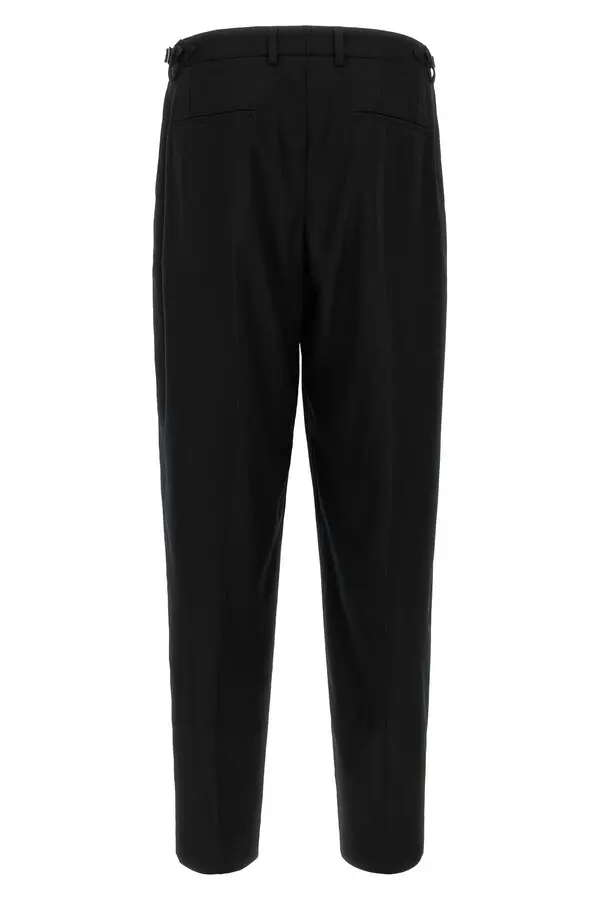 Dolce & Gabbana Virgin Wool Flannel Trousers
