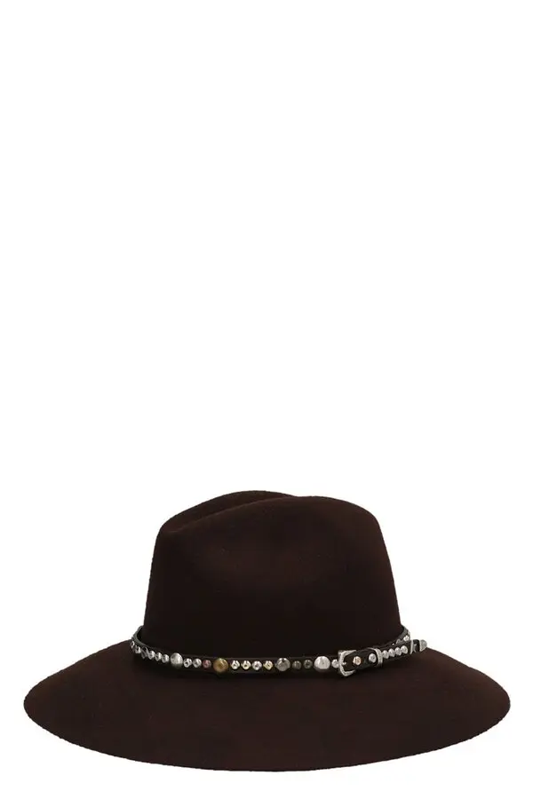 GOLDEN GOOSE Fedora Hat Studded Detail