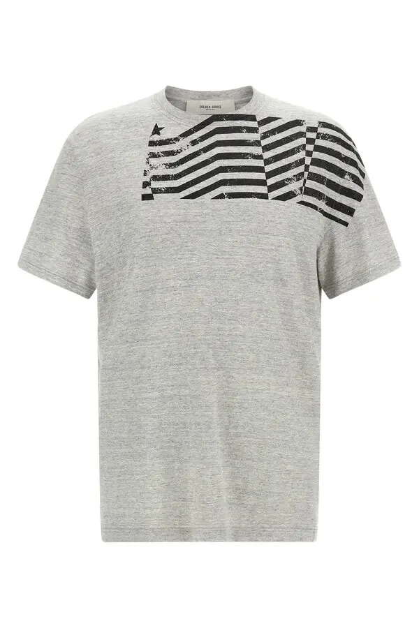 GOLDEN GOOSE T-shirt 'journey - Gray