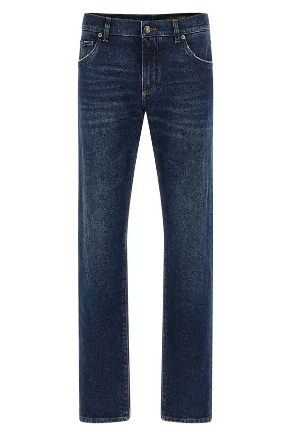 Dolce & Gabbana Logo Plaque' Jeans