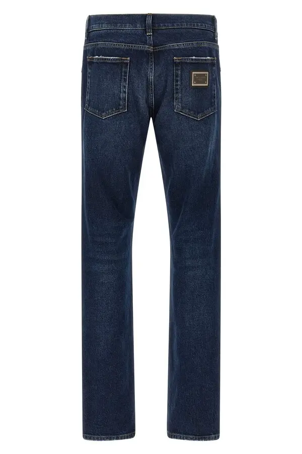 Dolce & Gabbana Logo Plaque' Jeans