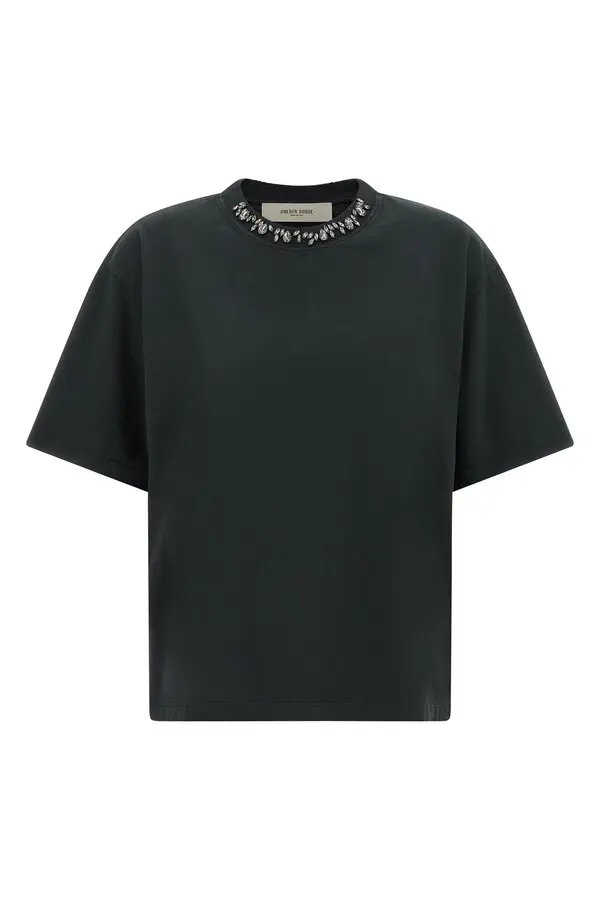 GOLDEN GOOSE Crystal Crew Neck T-shirt