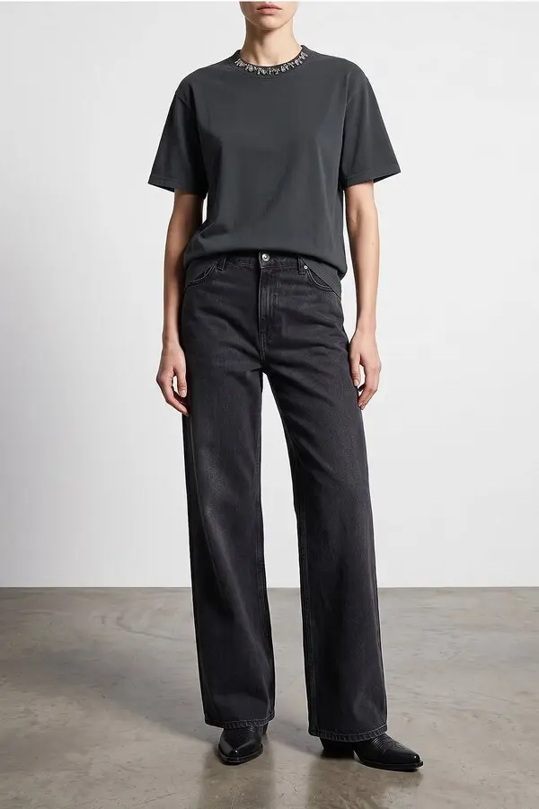 GOLDEN GOOSE Crystal Crew Neck T-shirt