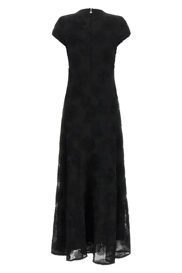 ROTATE BY BIRGER CHRISTENSEN Flower Mesh Maxi' Dress