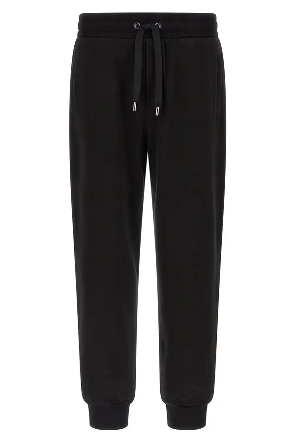 Dolce & Gabbana Joggers With Embroidered Dg Patch