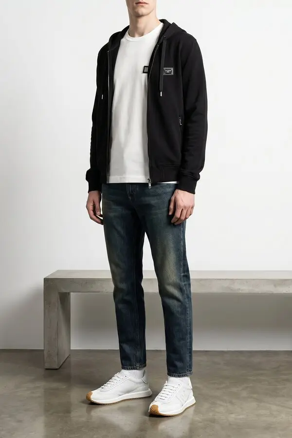 Dolce & Gabbana Jeans With Signature Plaque