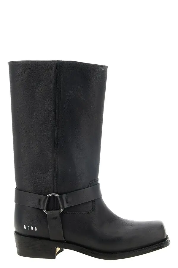 GOLDEN GOOSE Biker Boot - Black