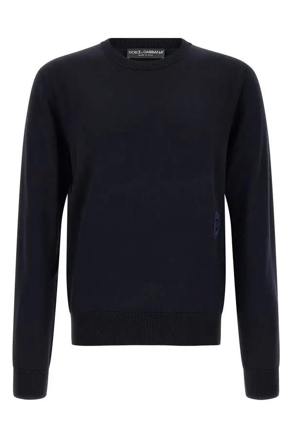 Dolce & Gabbana Heraldic Crest Knit Sweater