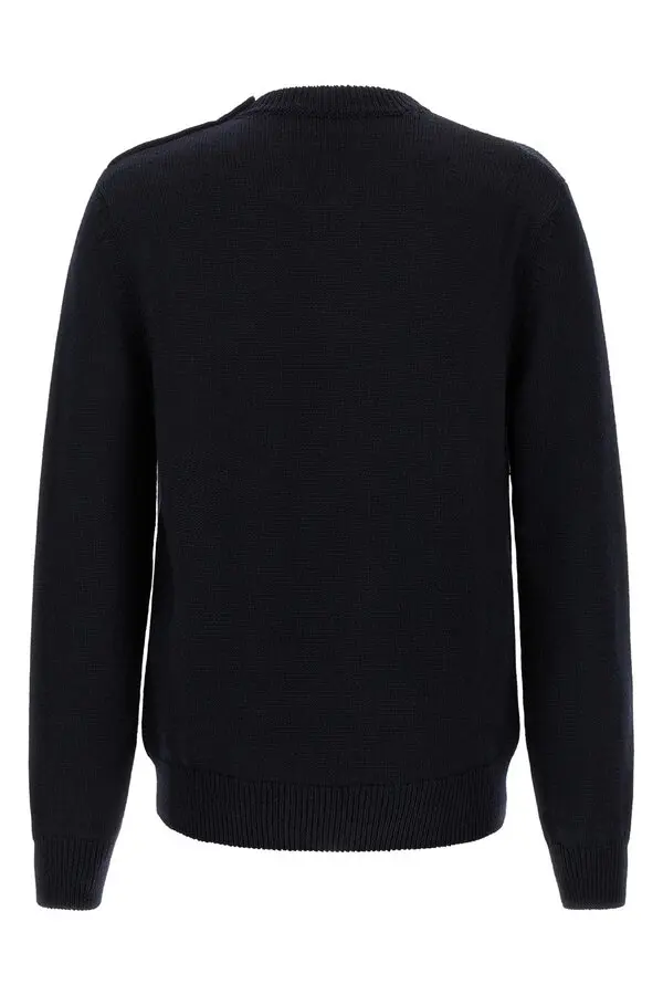 Dolce & Gabbana Embroidered Crest Sweater