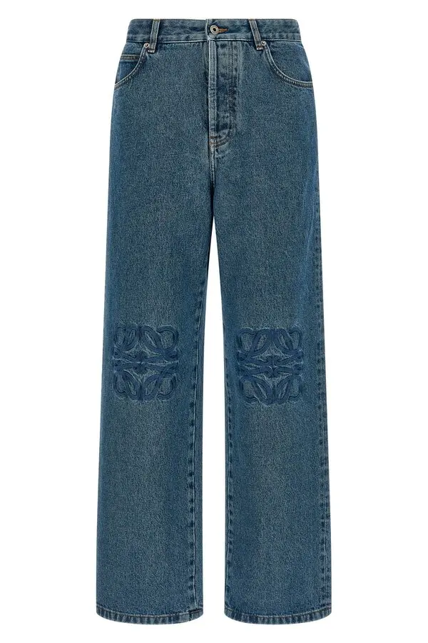 Loewe Anagram' Jeans - Blue