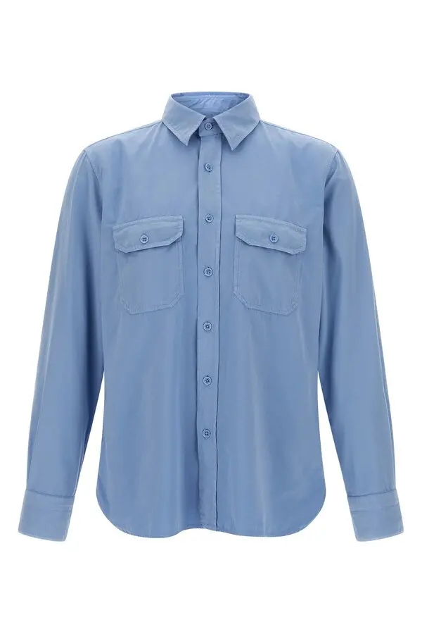 TOM FORD Faille Shirt With Chest Pockets