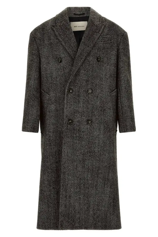 AMI Paris Double-breasted Coat