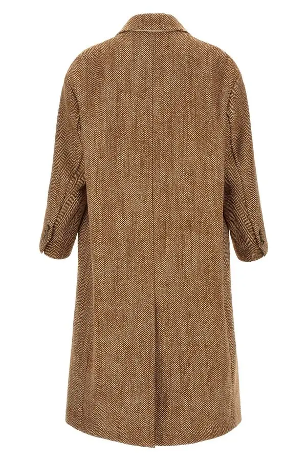 AMI Paris Herringbone Coat